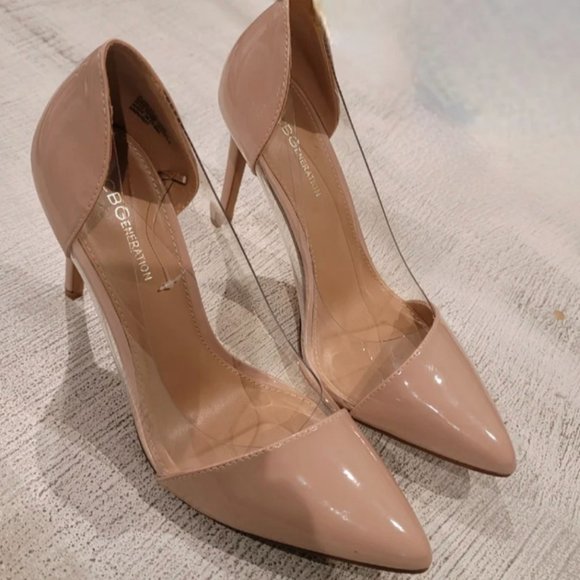 BCBGeneration | Shoes | New Bcbgeneration Lania Lucite Pumps Point ...
